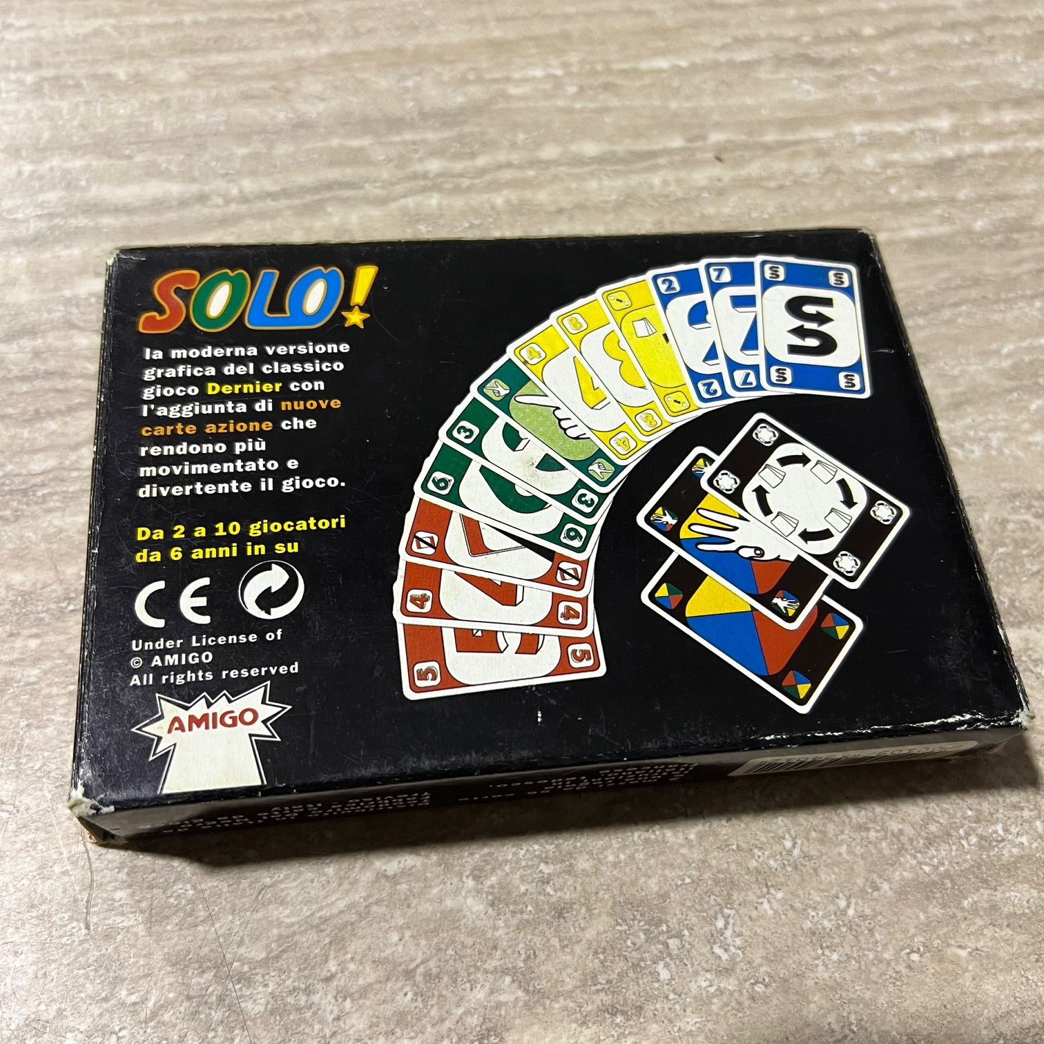 Mazzo Carte Solo Vintage Dal Negro - Curiusare